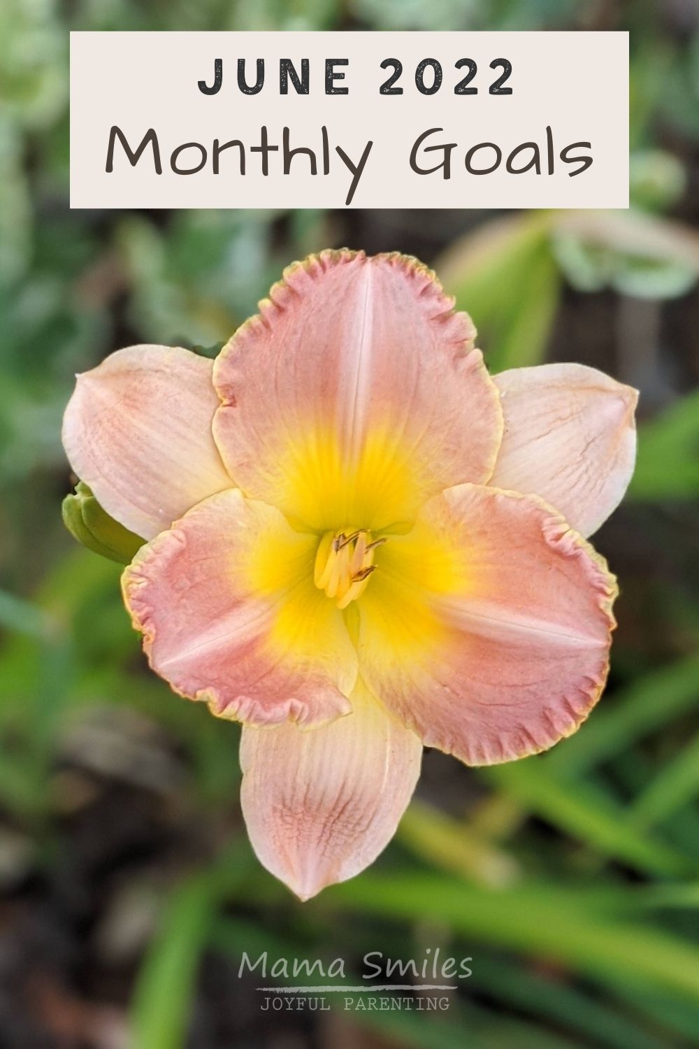Setting Monthly Goals for June 2022 - Mama Smiles - Joyful Parenting