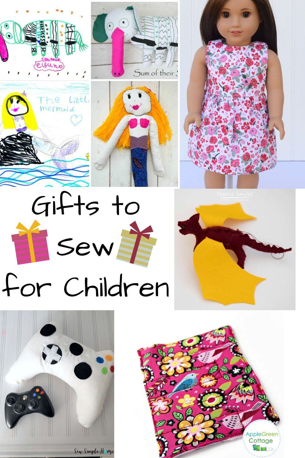 Handmade Gifts to Sew for Children - Mama Smiles - Joyful Parenting