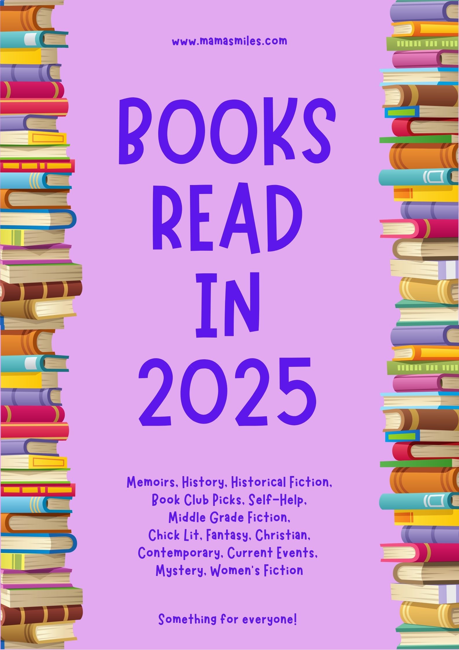 Books Read in 2025 - Mama Smiles - Joyful Parenting