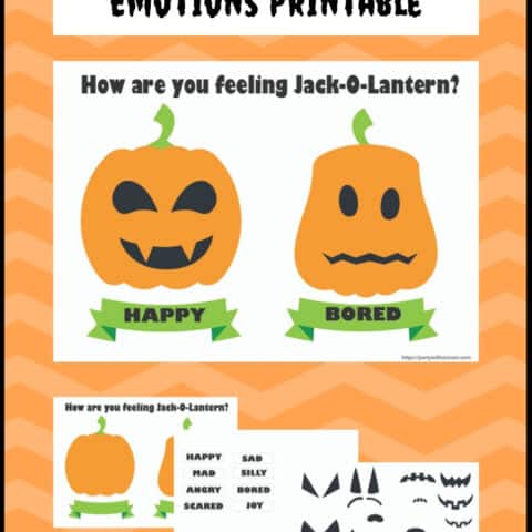 Jack O’ Lantern mask from a paper plate - Mama Smiles - Joyful Parenting