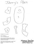 How to Sew a Friendly Felt Alien - Free Pattern Included