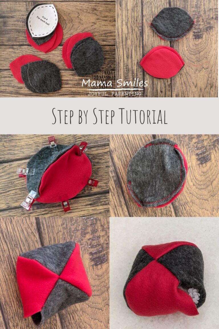 How to Make Juggling Balls: Step by Step Tutorial and Sewing Pattern