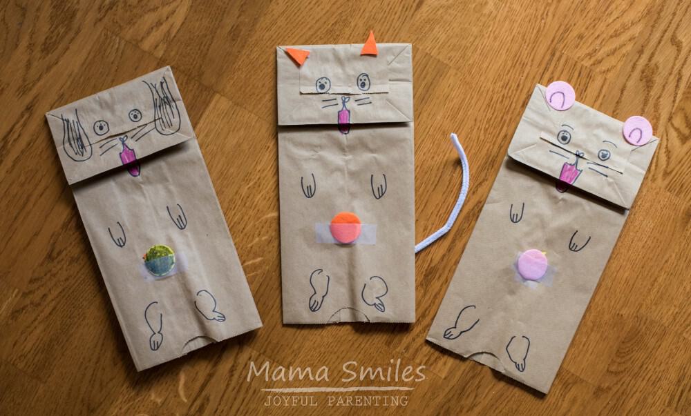 How To Make Paper Bag Animals
