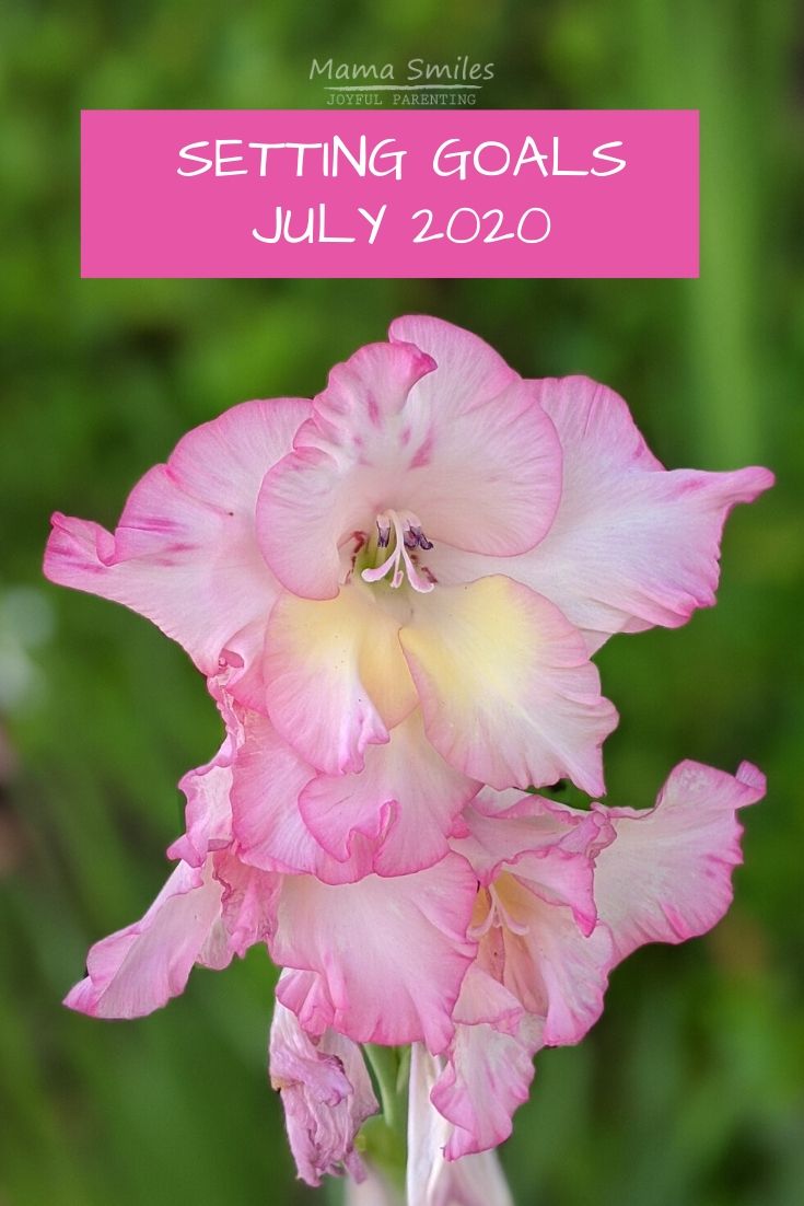 Setting Goals for July 2020 - Mama Smiles - Joyful Parenting