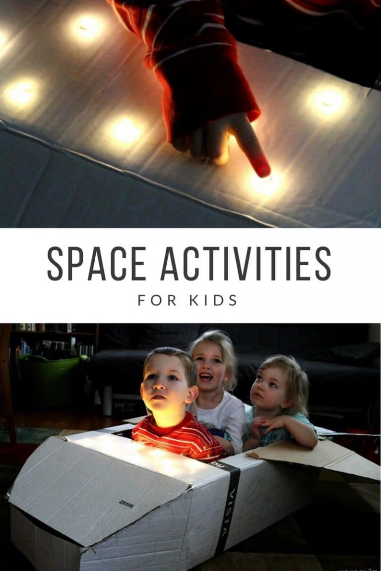 DIY Cardboard Space Shuttle + More Fun Space Activities for Kids